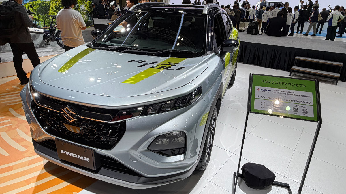 Maruti Suzuki Fronx Flex Fuel And Maruti Suzuki Victoris CBG Showcased ...