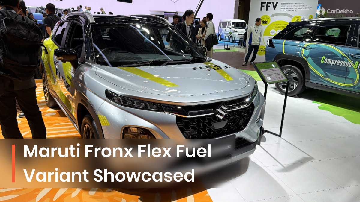 Maruti Suzuki Fronx Flex Fuel And Maruti Suzuki Victoris CBG Showcased At Japan Mobility Show ...