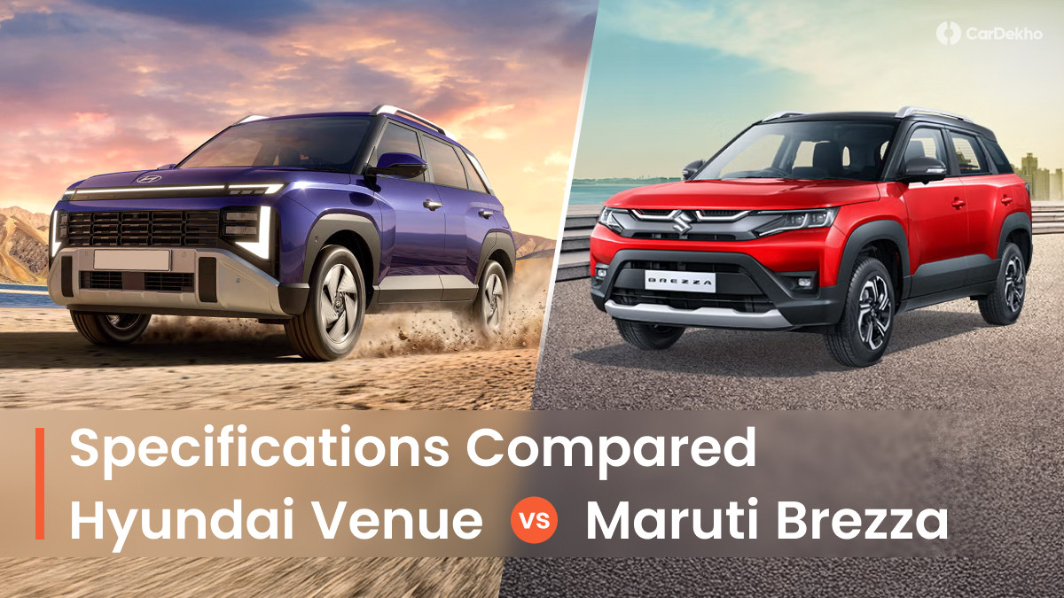 2025 Hyundai Venue vs Maruti Brezza: Dimensions, Prices, Features, And ...