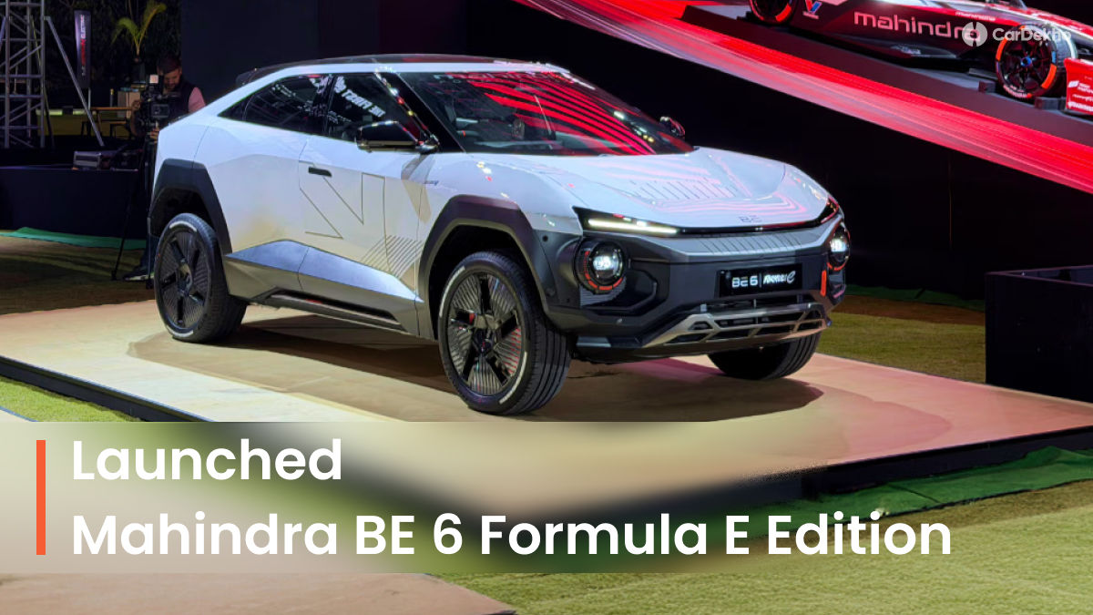 Mahindra BE 6 Formula E Edition Launched At Rs 23.69 Lakh, Sportier ...