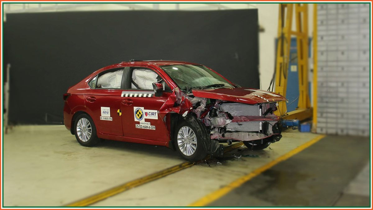 2025 Honda Amaze Scores A Perfect 5-star In Bharat NCAP Crash Test ...