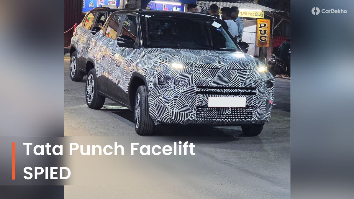 2026 Tata Punch Facelift’s Latest Spyshots Hints At An Almost ...