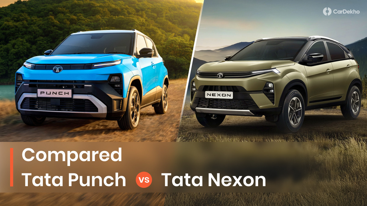 New 2026 Tata Punch Facelift vs Tata Nexon: Dimensions, Interior ...