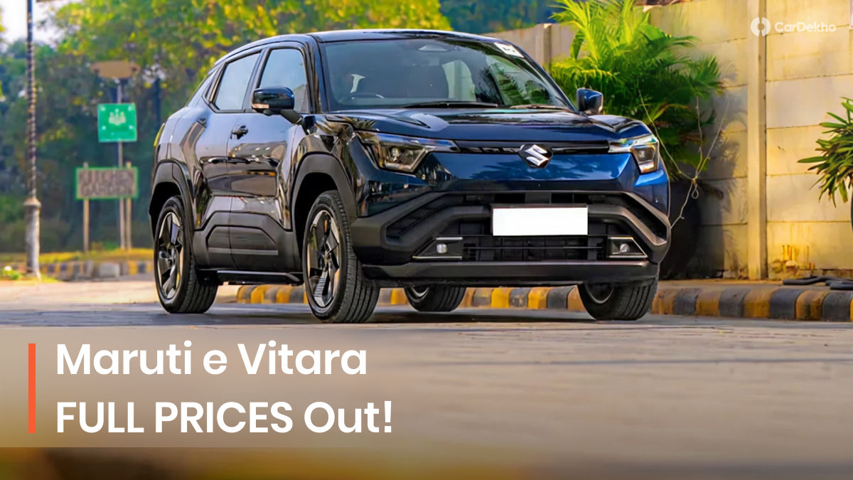 Maruti e Vitara Delta, Zeta, Alpha Full Variant-wise Prices Out: Check ...