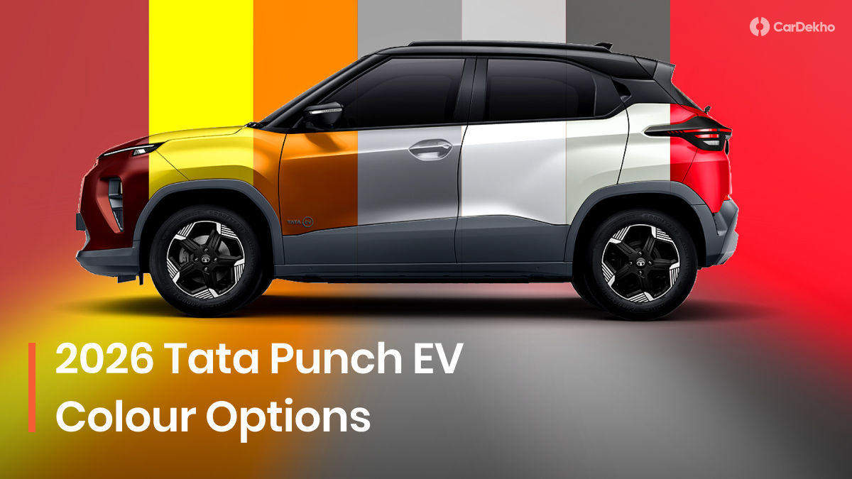 2026 Tata Punch EV Colour Options Explained: Yellow, Red, Orange ...