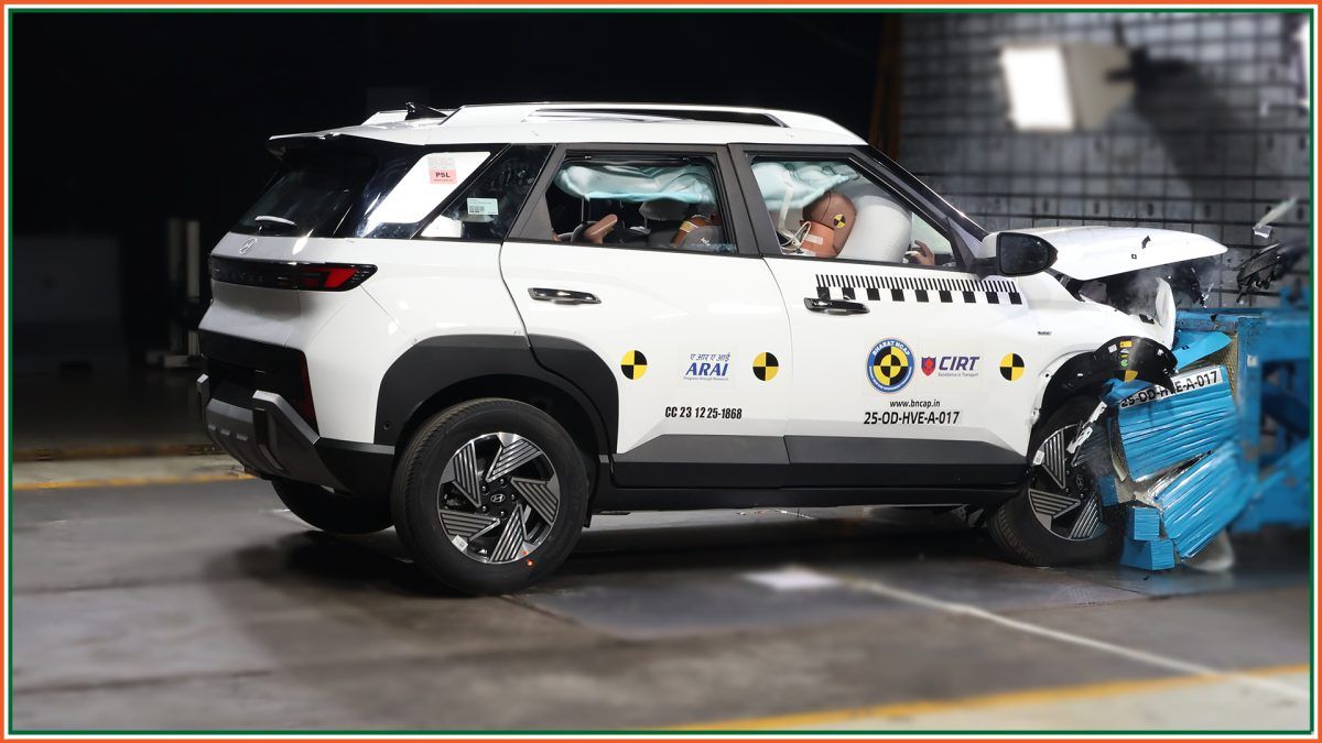 2025 Hyundai Venue Facelift Scores 5-Star in Bharat NCAP Crash Test ...