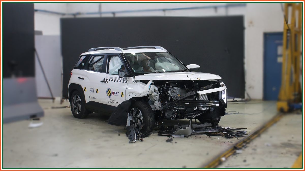 2025 Hyundai Venue Facelift Scores 5-Star in Bharat NCAP Crash Test ...