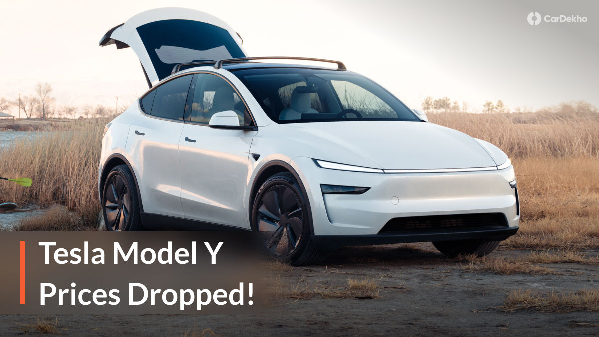 Tesla Model Y Rear-wheel Drive Gets A Price Cut Of Rs 9 Lakh, Long ...