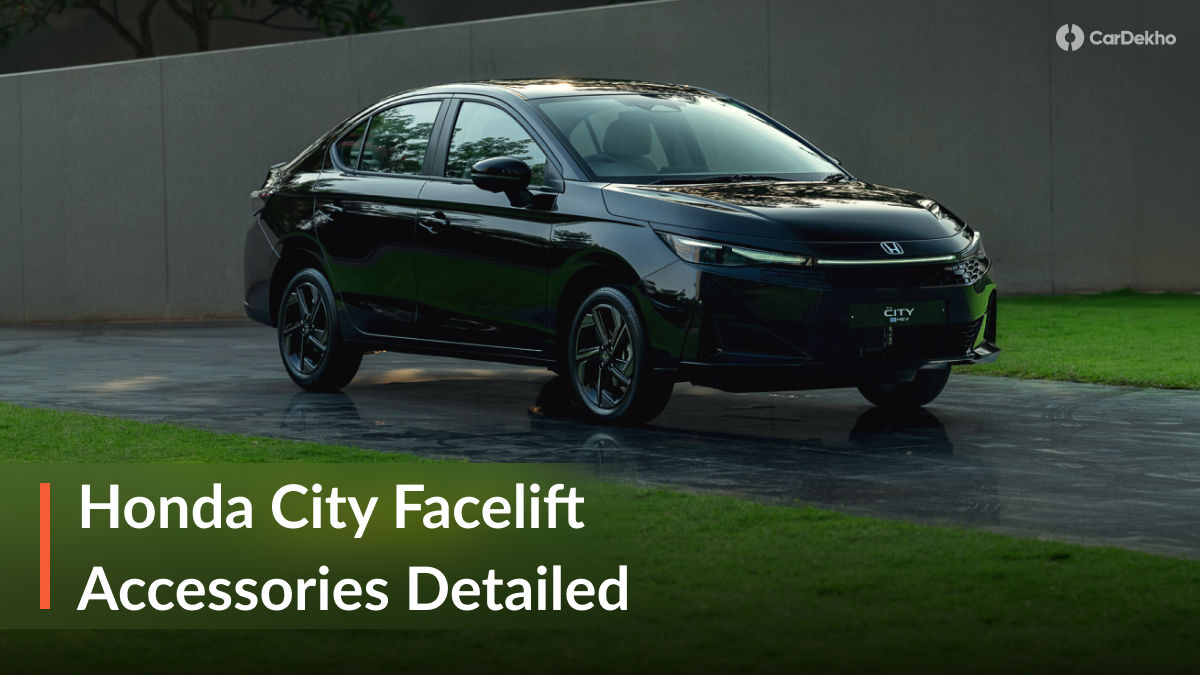 2026 Honda City Accessories Detailed With Prices: Check Out The Full ...
