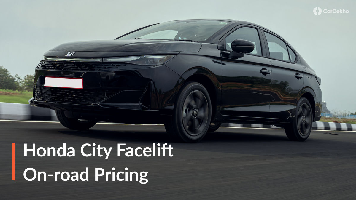 2026 Honda City On-road Price Detailed: Delhi, Chennai, Bengaluru ...