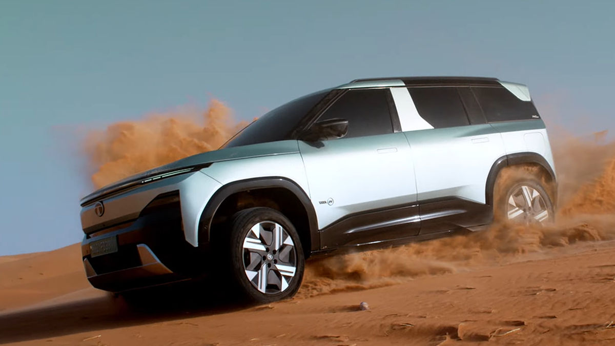 2026 Tata Sierra EV Interior TEASED For The First Time Confirming Key ...