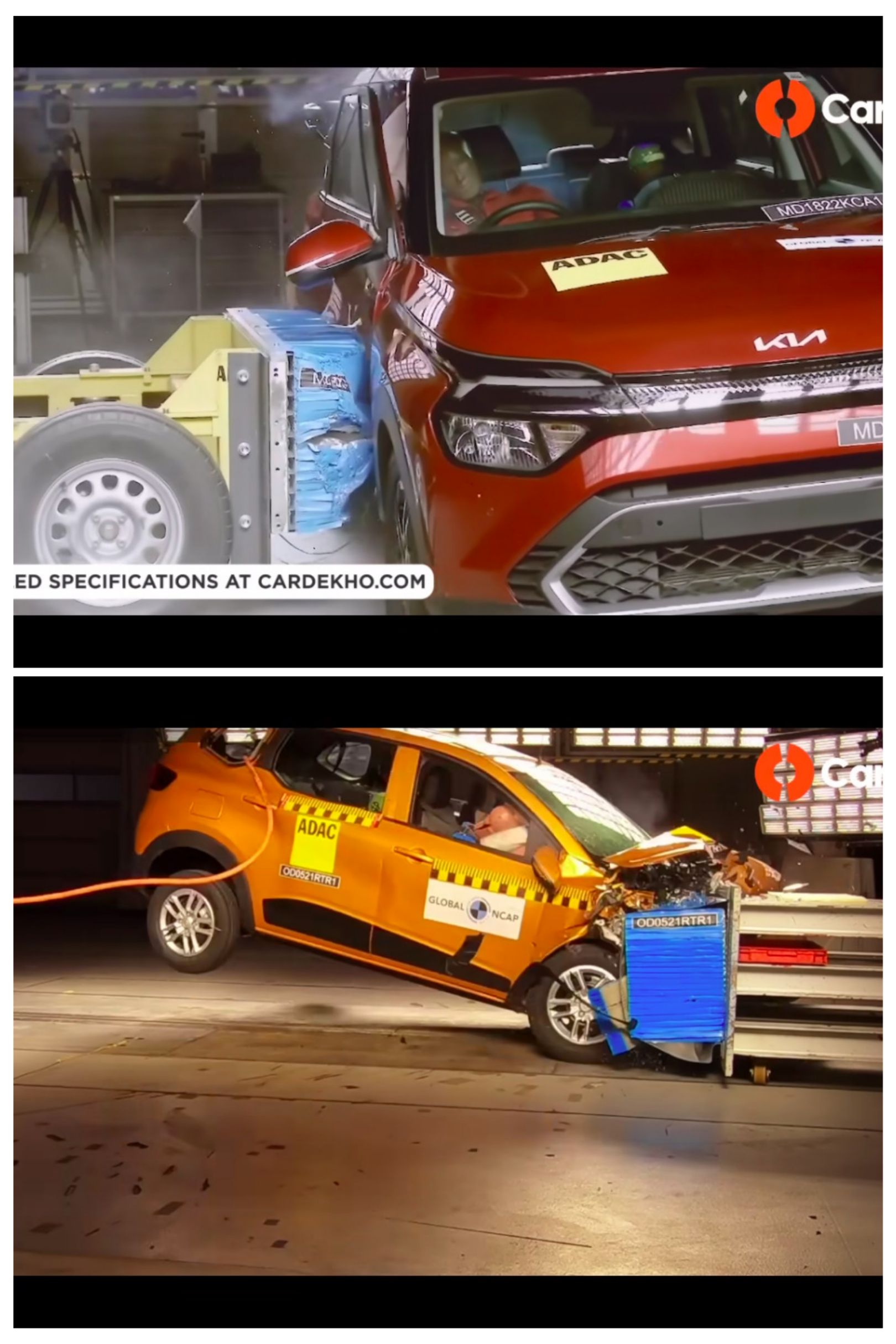 Renault Triber vs Kia Carens: Crash Test Scores Compared