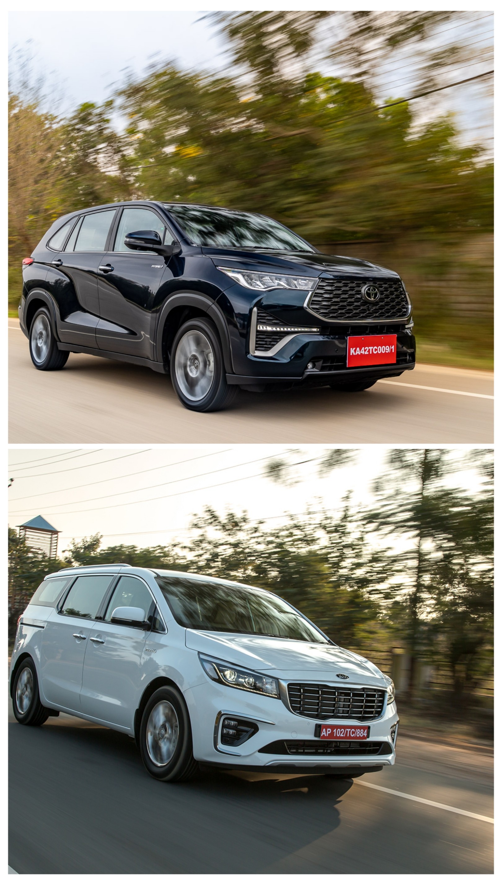 Toyota Innova Hycross Vs Kia Carnival: Spec Comparison