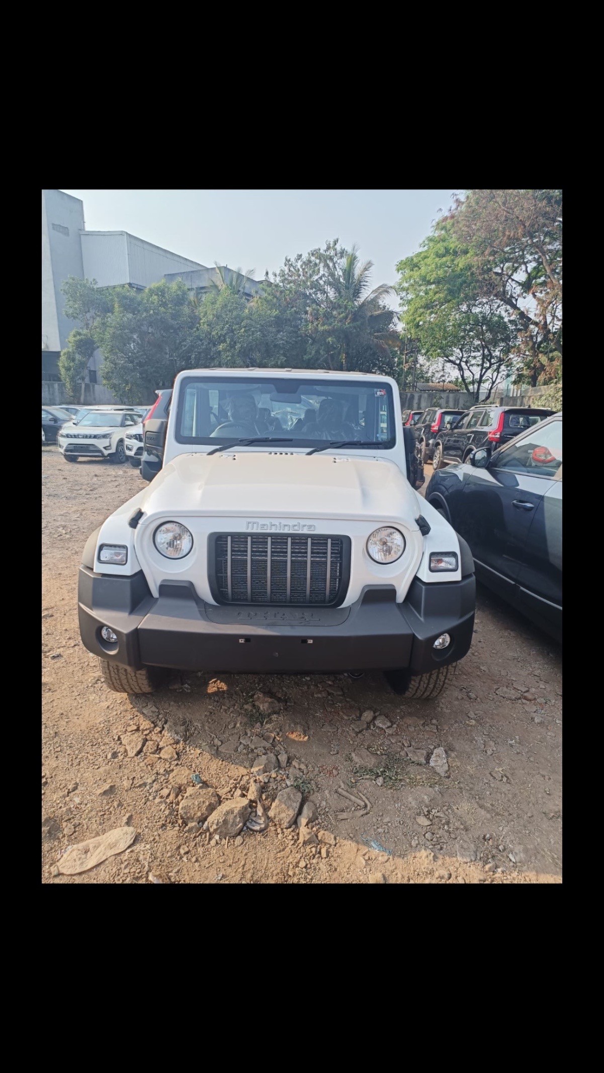 Mahindra Thar’s White Colour Detailed